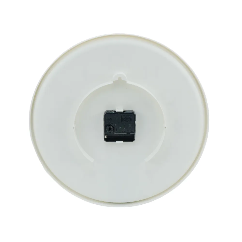Round Analog Wall Clock in Matte Finish White - Al Sariya Gifts